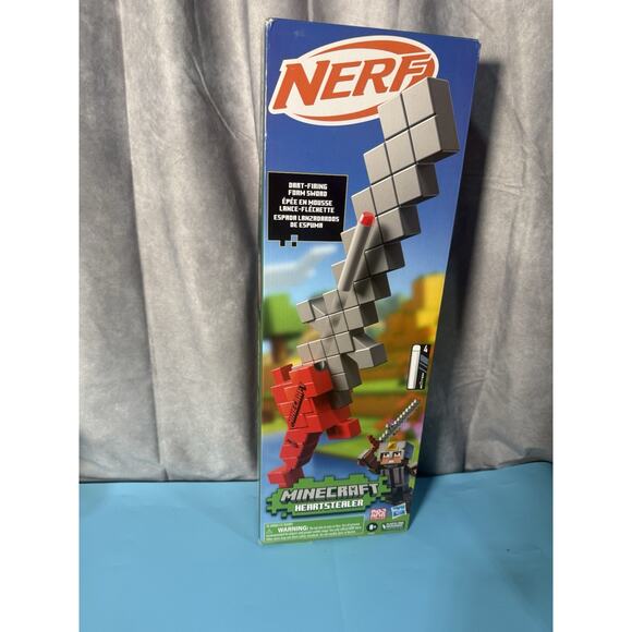 Nerf | Toys | New Nerf Minecraft Heartstealer Sword 4 Nerf Elite Foam ...